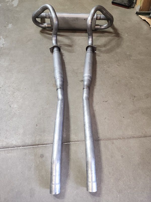 1967-68-69 Mustang Shelby Concours Transverse Exhaust System (2-1/4 ...