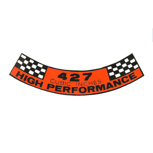 1967-68 Ford 427 High Performance Air Cleaner Decal