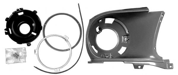 1967-68 Mustang Headlight Bucket Assembly RIGHT