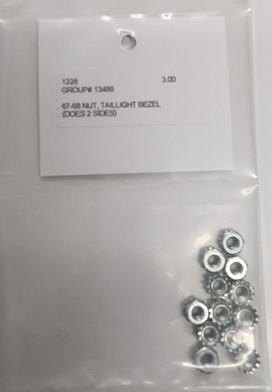 1967-68 Mustang Taillight Bezel Mounting Kit