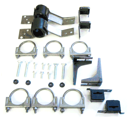 1967-70 Mustang Shelby 2-1/4" Transverse & 1967-69 "Turbo" Exhaust ...