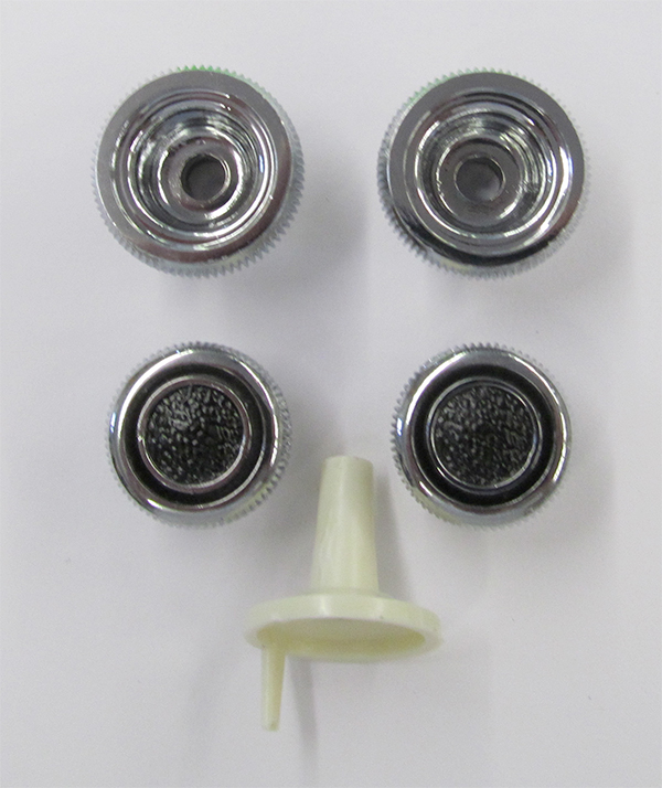 1969-1970 Radio Knob Set, reproduction