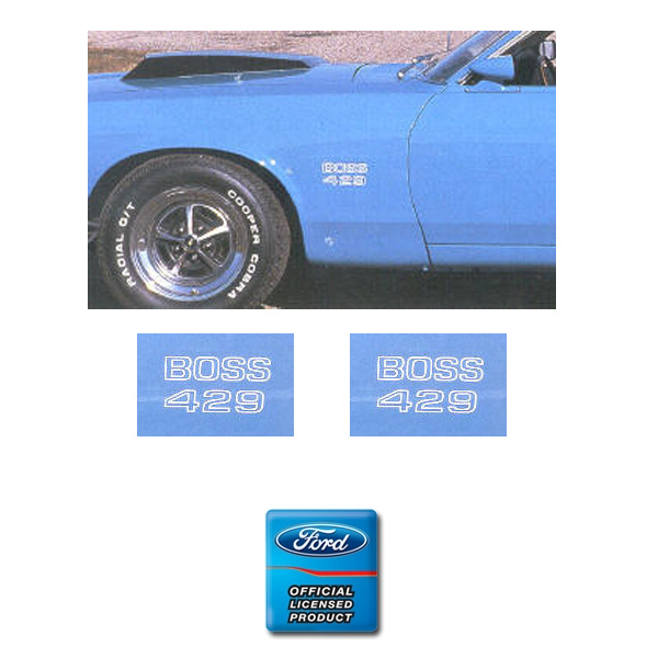 1969-70 BOSS 429 Stripe Kit (BLACK)