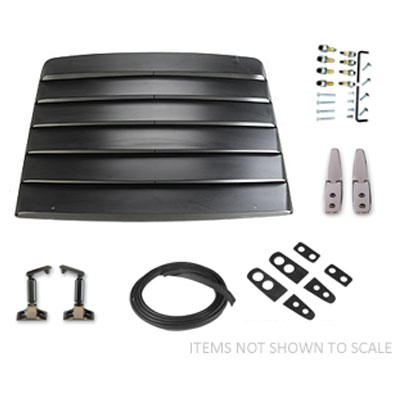 1969-70 Mustang Fastback Rear Window Louvers (Complete Kit)