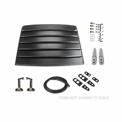 1969-70 Mustang Fastback Rear Window Louvers (Complete Kit)