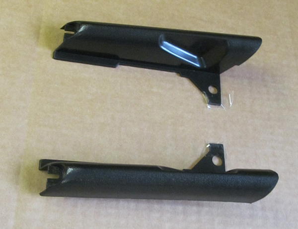 1969-70 Mustang Radio Dash Side Trim Panels (Paintable)