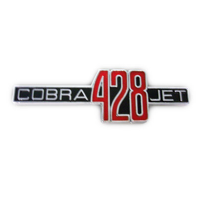 1969-70 Shelby GT500 'Cobra Jet 428' Front Fender Emblem