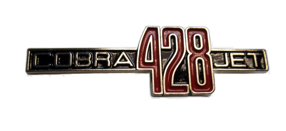 1969-70 Shelby GT500 'Cobra Jet 428' Front Fender Emblem