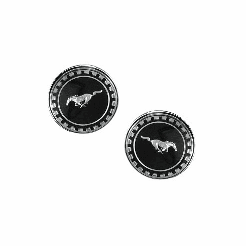 1969 MACH 1 Fastback Roof Pillar Emblems Set (Reproduction)