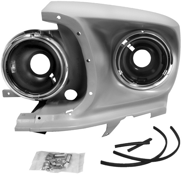 1969 Mustang Headlight Bucket Assembly LEFT