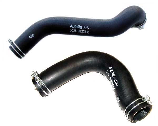 1970 Mustang 351 Cleveland Autolite Radiator Hose Set (Concours by ...