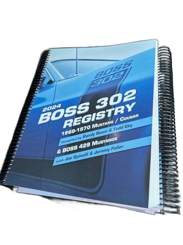 2024 BOSS 302 Registry (1969-70 Mustang / Cougar & BOSS 429 Mustangs ...
