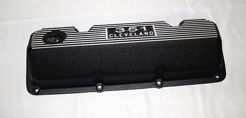 Ford Mustang Shelby Black 351 Cleveland Valve Covers