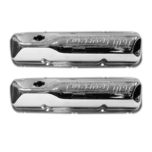 Chrome "Power By Ford" Big Block Valve Covers