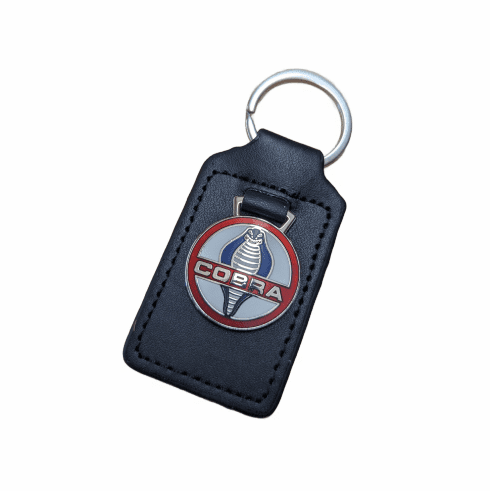 COBRA LEATHER KEY FOB