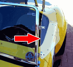 Cobra Roadster Wind Wing Kit