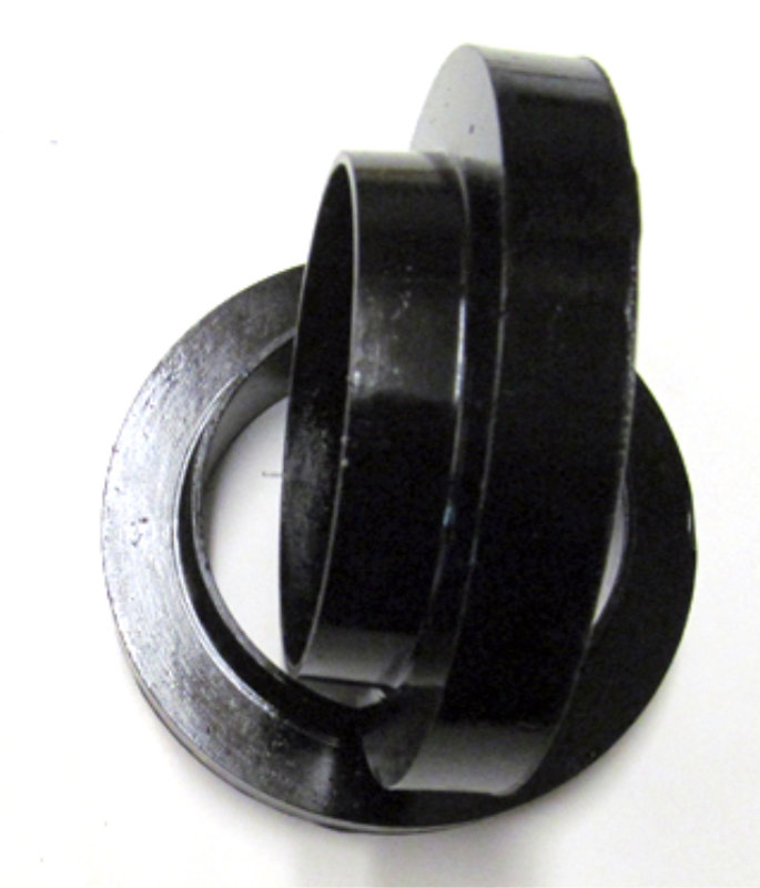 FRONT UPPER COIL SPRING INSULATORS - THICK