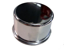 Mustang Shelby Ford Chrome Flat Top Oil Filler Cap (No PCV)