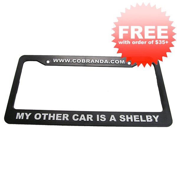 My Other Car Is A Shelby License Plate Frame