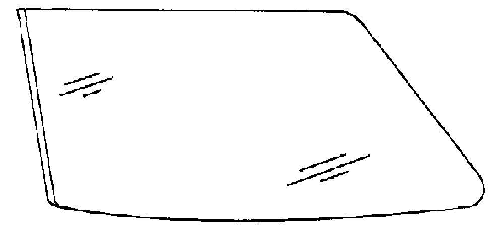 Back Window Glass Chevrolet Chevelle 2 Door Coupe 1968-1969