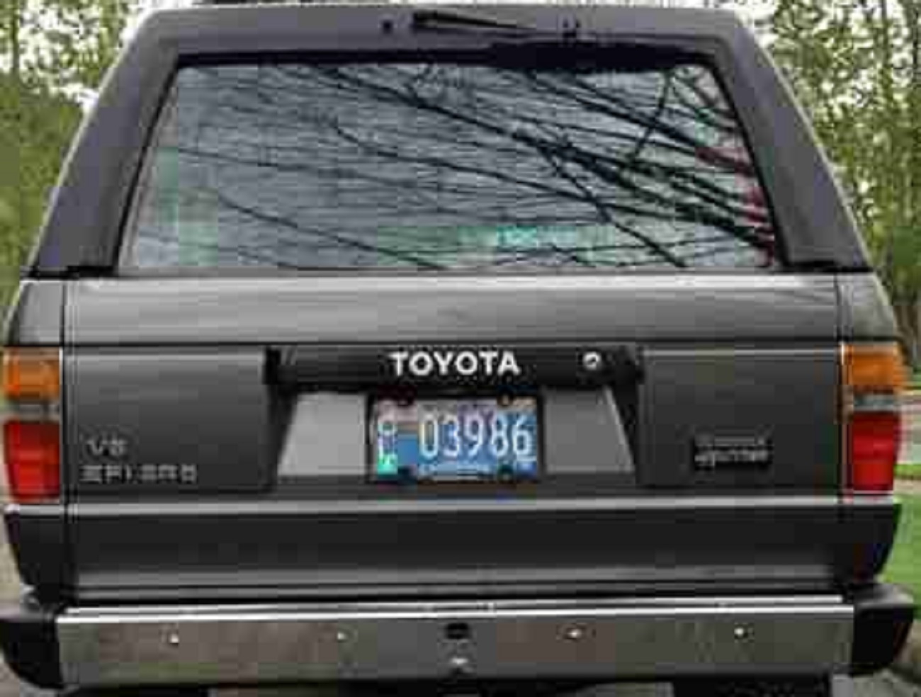 Back Window Glass Toyota 4Runner 2 Door Utility 1985-1989