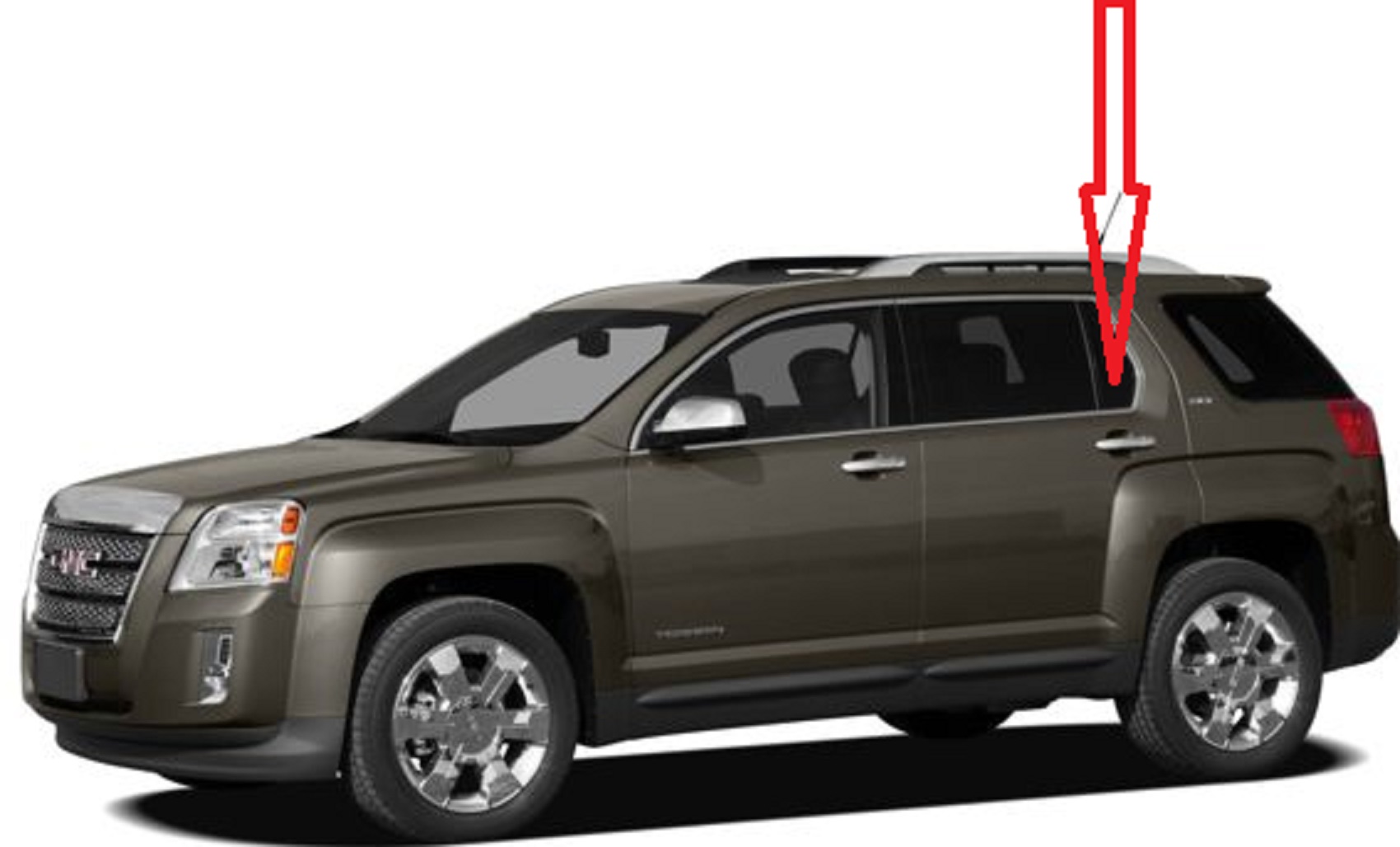 Rear Vent Glass Driver Side GMC Terrain 4 Door Utility 2010-2017