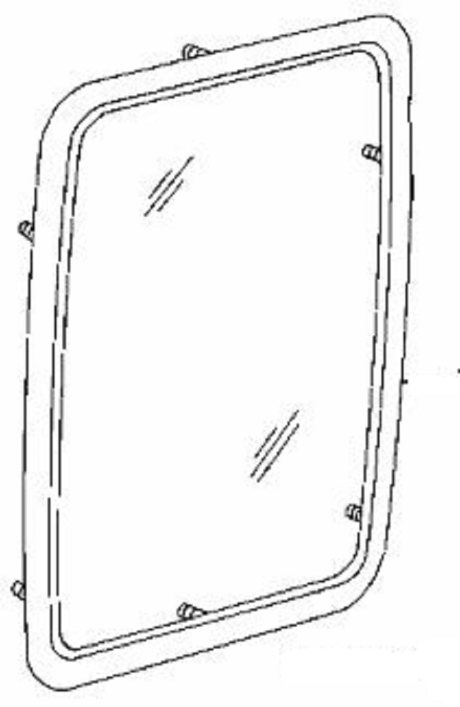 Rear Quarter Glass Passenger Right Side Ford F150 2 Door Super Cab 1992 ...