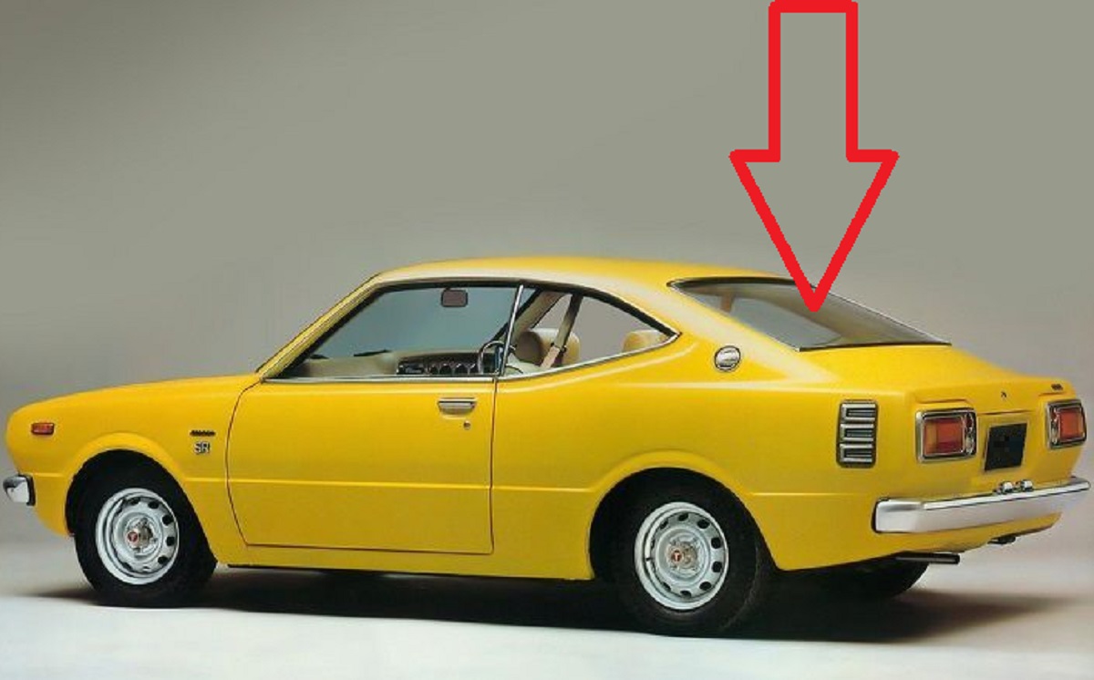 Rear Back Window Glass Toyota Corolla 2 Door Hardtop 1975-1979