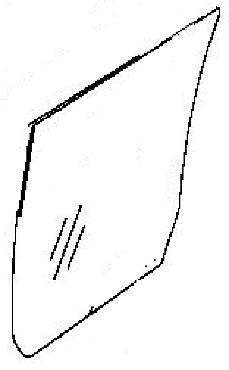 Rear Door Glass Driver Side Suzuki XL-7 4 Door Utility 2004-2006