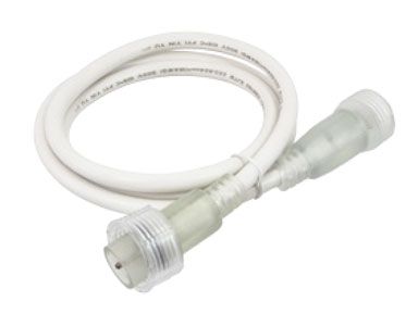 2-Wire 1/2'' Rope Light Kit Connector - 3'