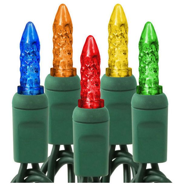 50 LED M5 Mini String Lights - 6'' Spacing - 25 Foot - Multicolor