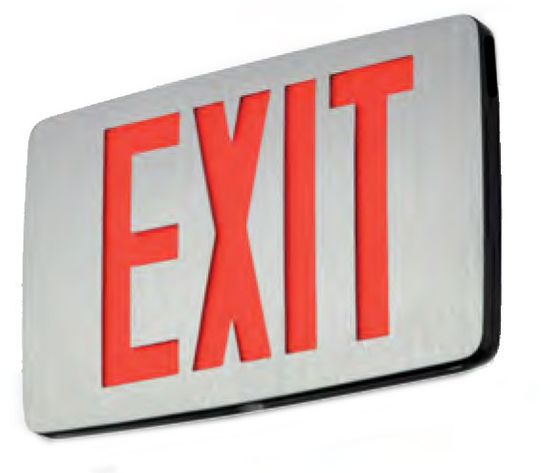 Emergi-Lite Prestige Thin Die Cast Self-Powered Exit Sign