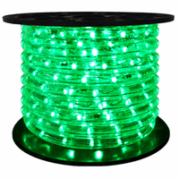 Omnidirectional 3/8” Green LED Rope Lights – 150 Feet