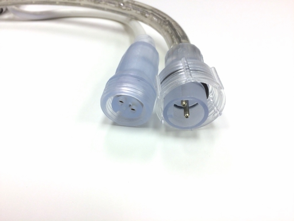 LED 2-Wire 1/2'' 120v Directional Warm White Rope Light Kit