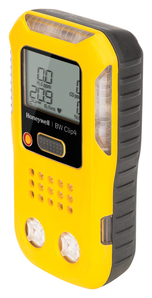 BWC4-Y-N BW Clip4 4-Gas Detector (O2, LEL, H2S, CO), North American ...