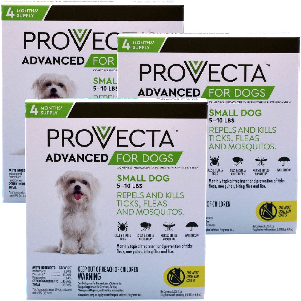 12 MONTH Provecta Advanced for Small Dogs (5-10 lbs) | On Sale ...