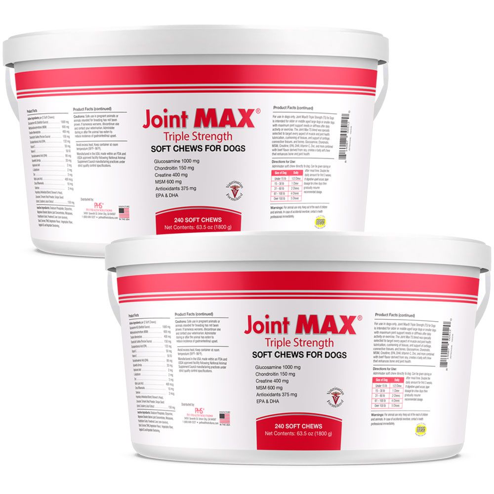 Joint MAX Triple Strength Soft Chews, 480 Ct | Free Shipping ...