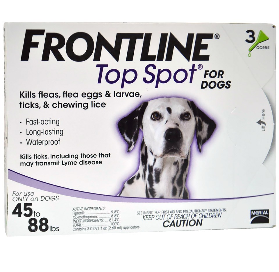 3 MONTH Frontline Top Spot Purple: For Dogs 45-88 lbs. | On Sale ...
