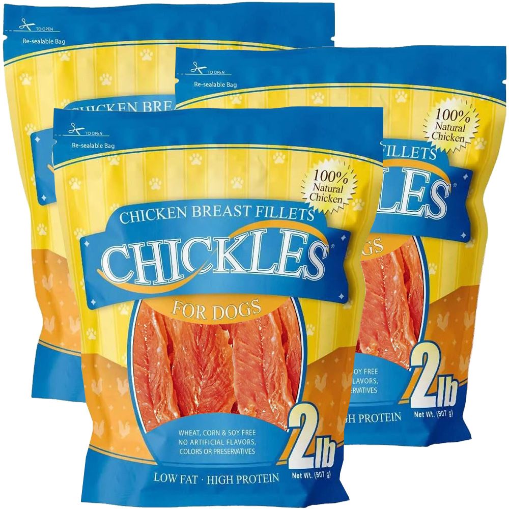 3-PACK Chickles Chicken Breast Fillets for Dogs (6 lb) | On Sale ...