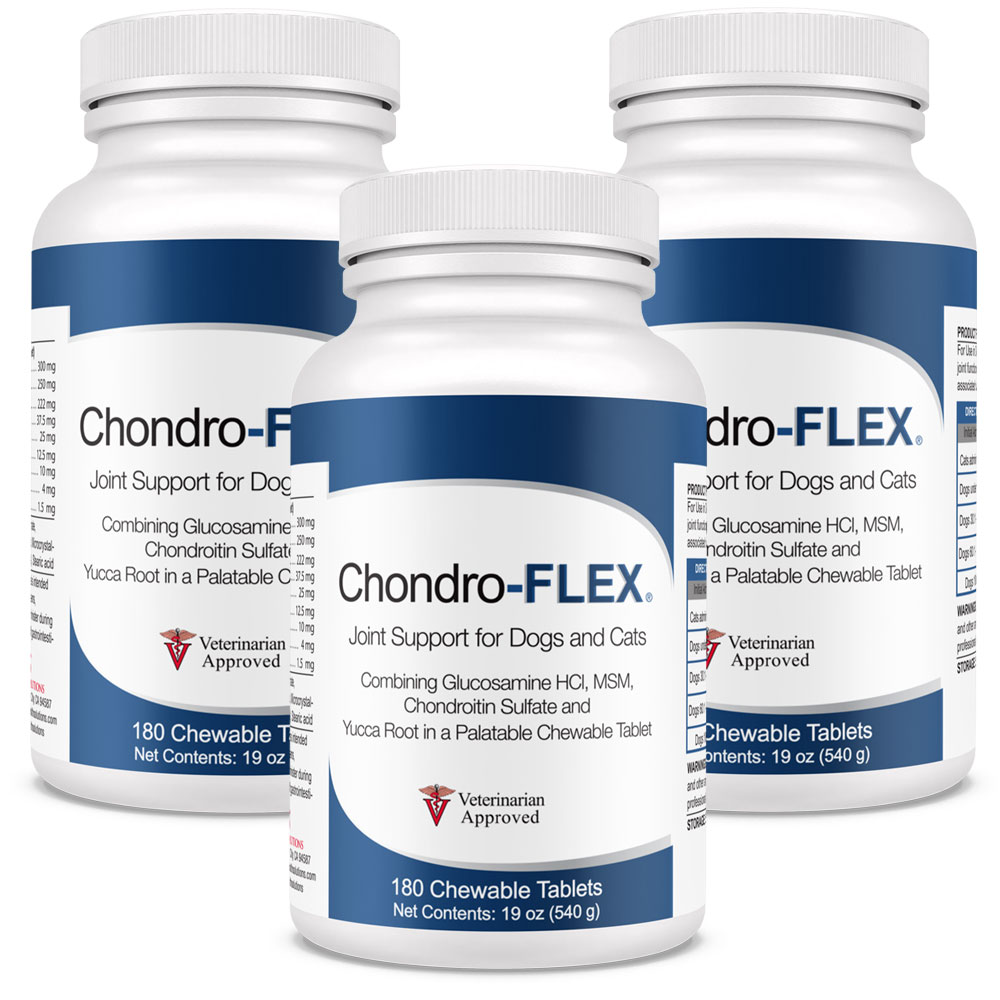 3-PACK Chondro Flex (540 Tabs) | On Sale | EntirelyPets Rx