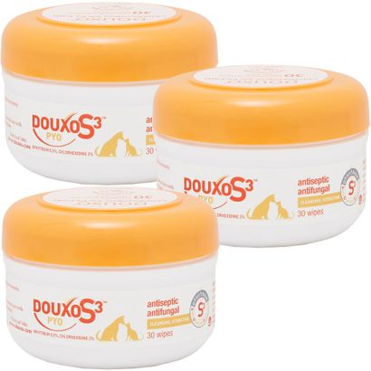 DOUXO S3 PYO Wipes 3-Pack (90 Count) | On Sale | EntirelyPets Rx