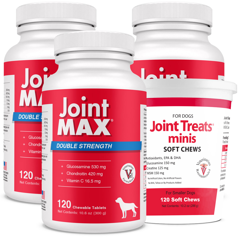 3-PACK Joint MAX Double Strength (360 Chewable Tablets) + FREE Joint ...