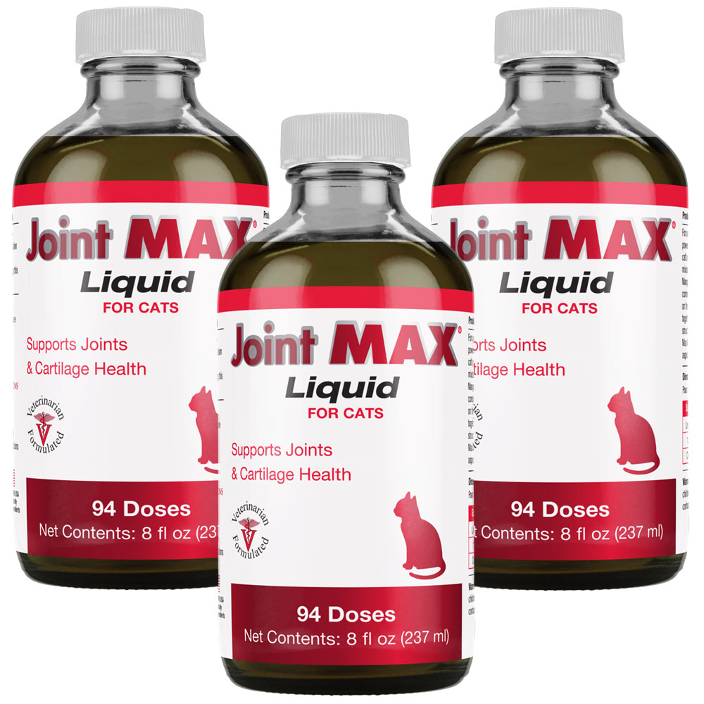 3-PACK Joint MAX Liquid for Cats (24 fl oz) | On Sale | EntirelyPets Rx
