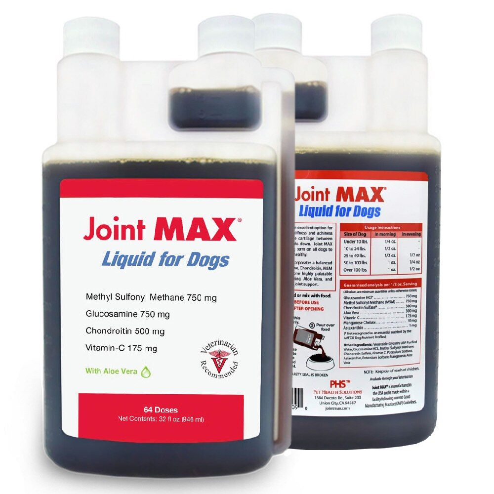 3-PACK Joint MAX Liquid for Dogs (96 fl oz) | On Sale | EntirelyPets Rx