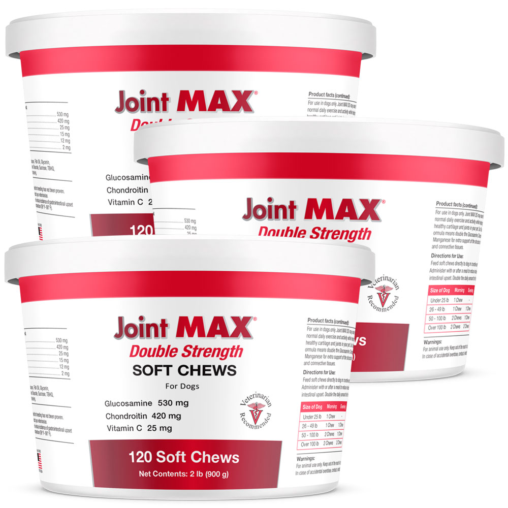 3-PACK Joint MAX Double Strength Soft Chews (360 Chews) | On Sale ...