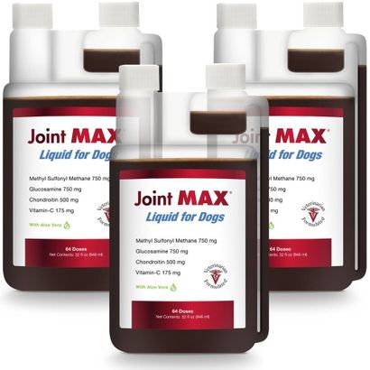 3-PACK Joint MAX Liquid for Dogs (96 fl oz) | On Sale | EntirelyPets Rx