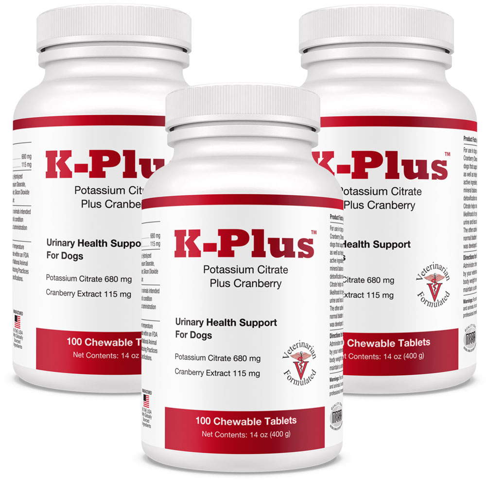 3-PACK K-Plus Potassium Citrate Plus Cranberry (300 Tablets) | On Sale ...