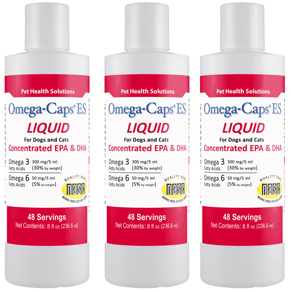 3-PACK Omega-Caps ES Liquid (24 fl oz) | On Sale | EntirelyPets Rx
