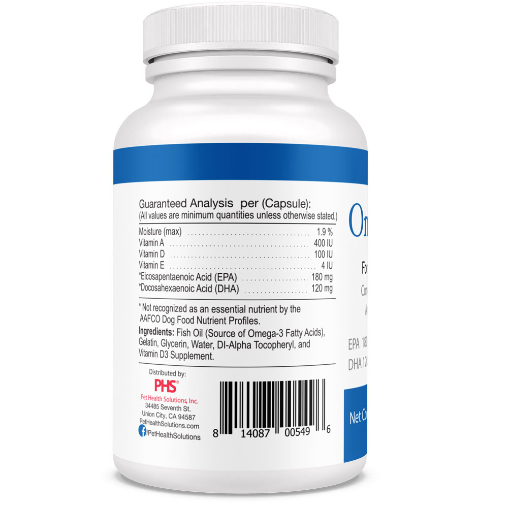 3-PACK Omega-Caps For Medium Dogs (180 Softgel Capsules) | On Sale ...