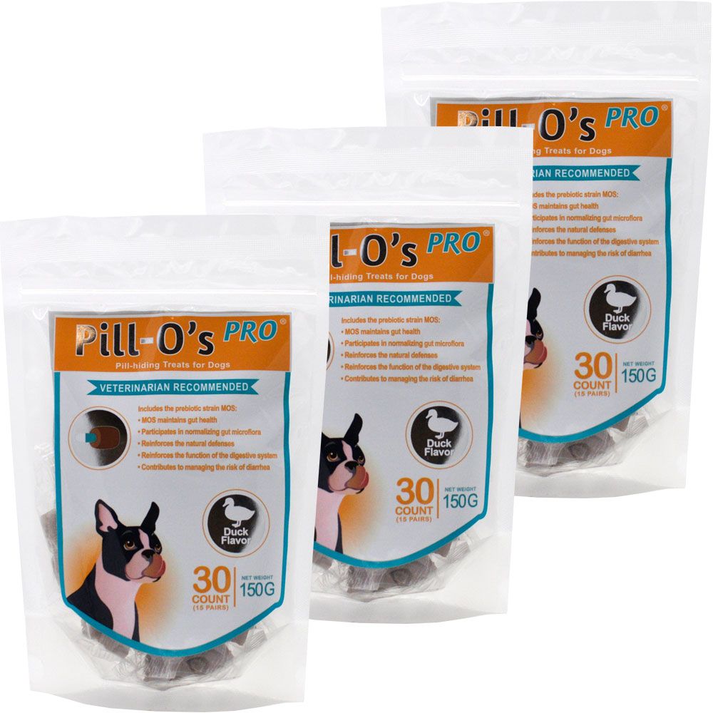 3-PACK Pill-O's Pro - Duck Flavor (90 Count) | On Sale | EntirelyPets Rx